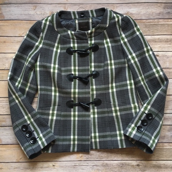 The Limited | Jackets & Coats | The Limited Plaid Toggle Jacket | Poshmark